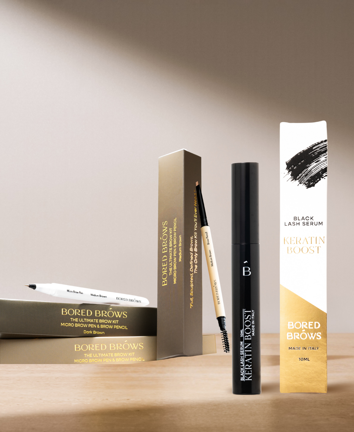 The Power Kit - Lash Serum + Brow Kit – Boredbrows